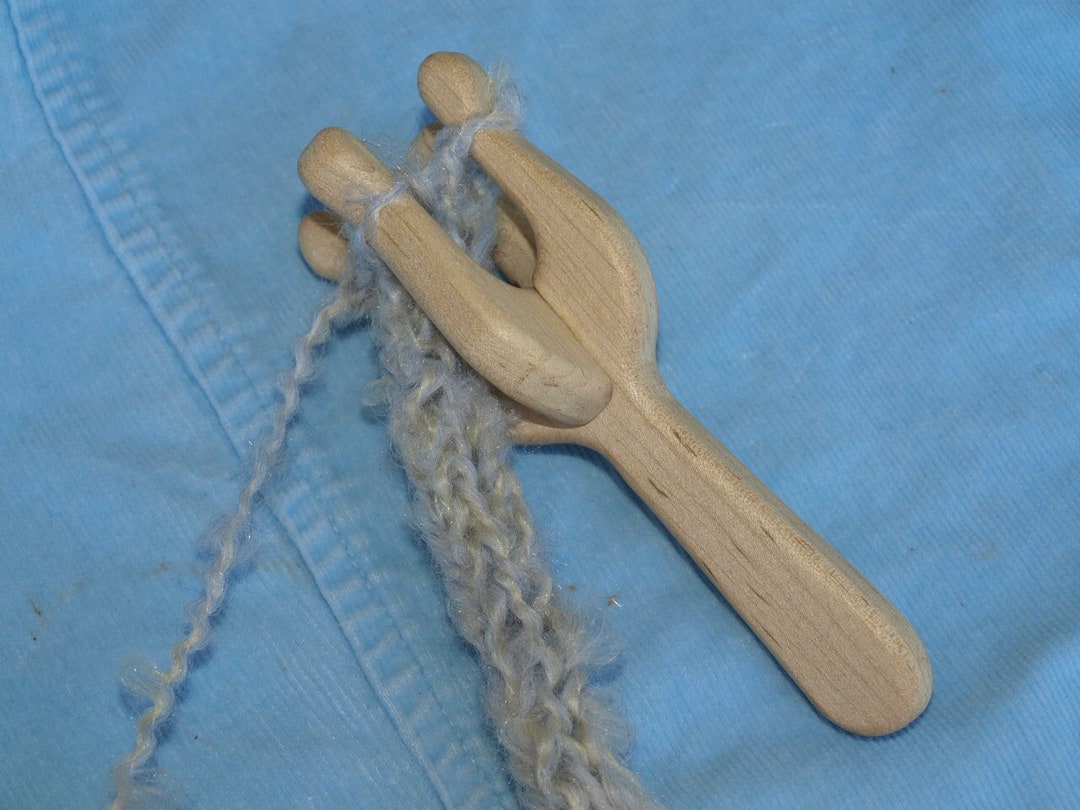 Extra Large Size - Double Lucet, by Sistermaide (#LDE136) Knitting Fork ...