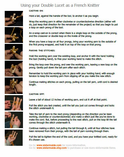 Small Double Lucet 4 Prong Sistermaide LDS611 - Etsy