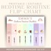 Editable Printable Bedtime Routine Flip Chart | Visual Schedule ...