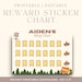 Editable Printable Sticker Reward Chart | Visual Reward System ...