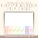 Editable Printable Bedtime Routine Flip Chart | Visual Schedule ...
