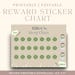Editable Printable Sticker Reward Chart Visual Reward System Morning ...