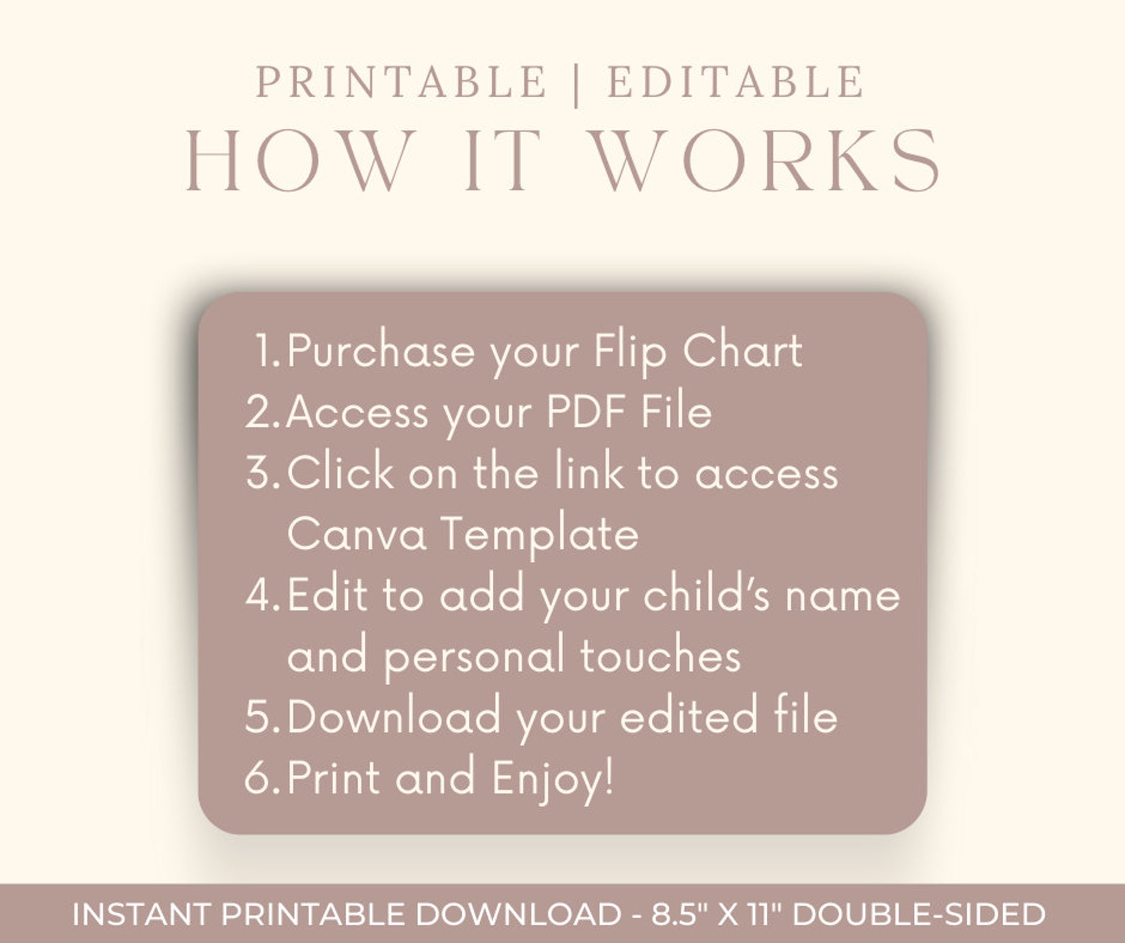 Editable Printable Bedtime Routine Flip Chart | Visual Schedule ...