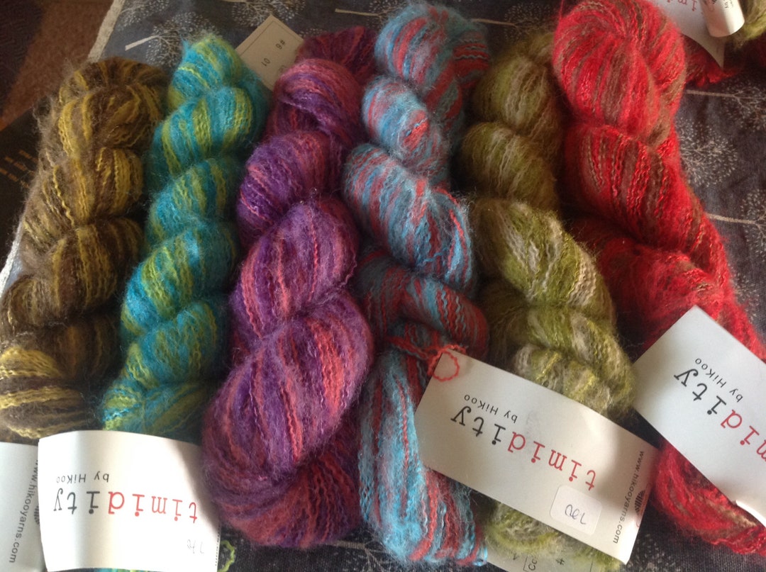 Sale Timidity Yarn Thick and Thin Wool/acylic/nylon Craft Fiber Arts ...