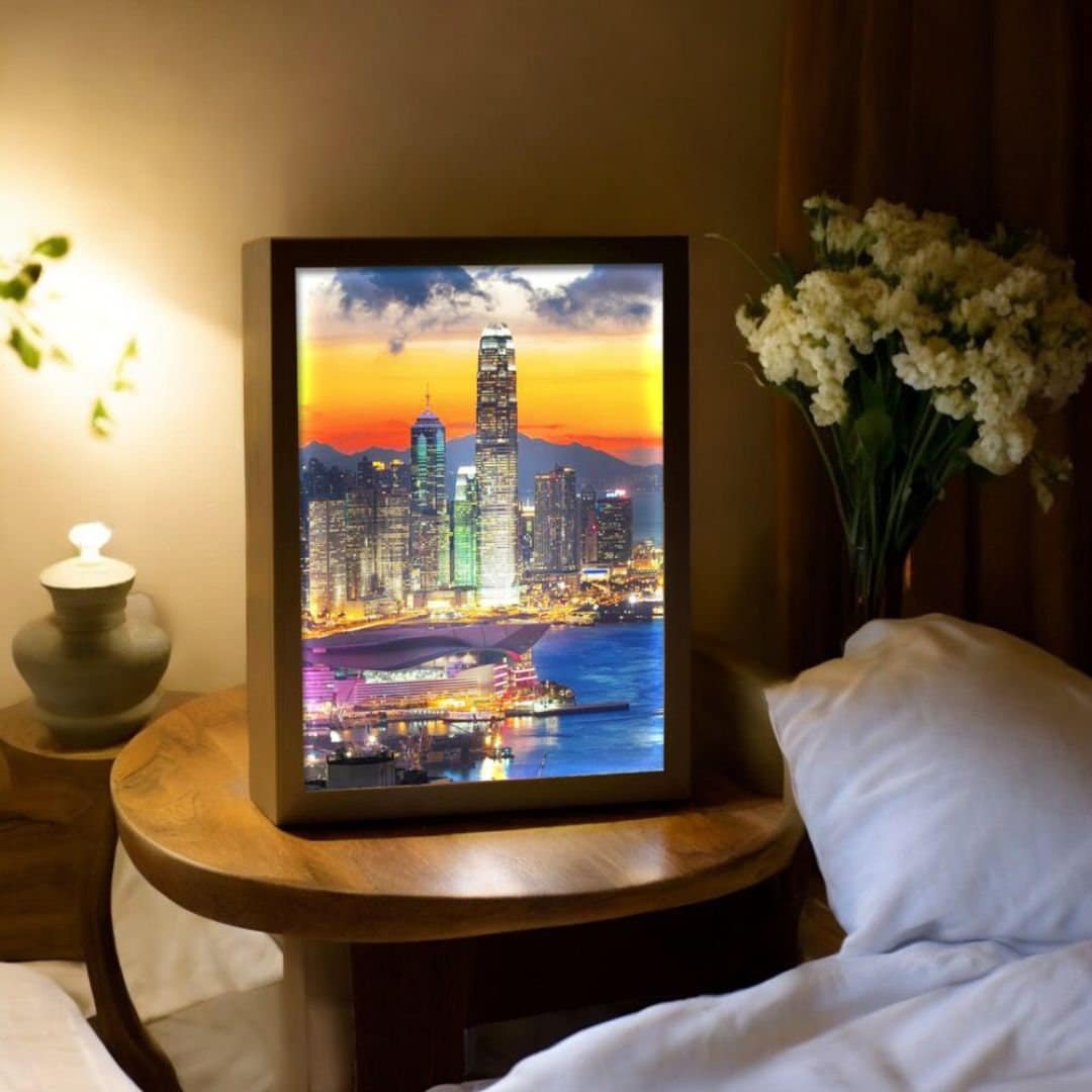Light Art Painting, Wall Art Frame Light, Shadow Painting Frame, LED ...