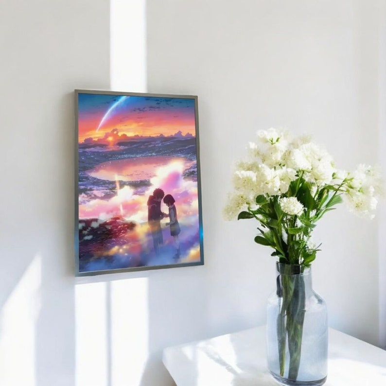 Wall Art Frame Light, Night Light, Anime Light up Painting, LED Light ...