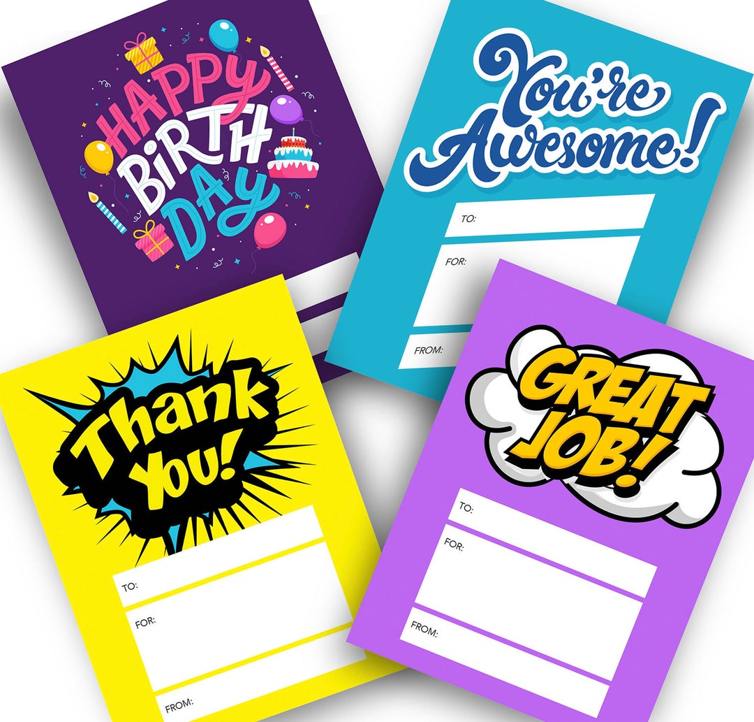 PRINTABLE Recognition Cards - Etsy