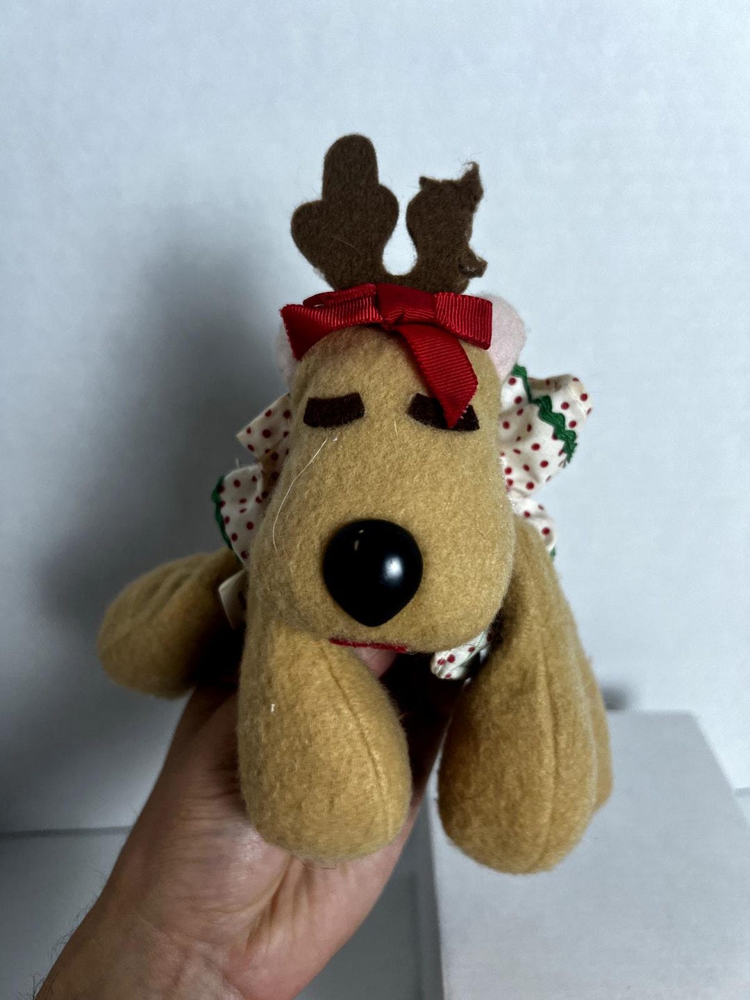 1984 Vintage Hallmark Reindeer Hallmark Plush Decor, Christmas Time ...