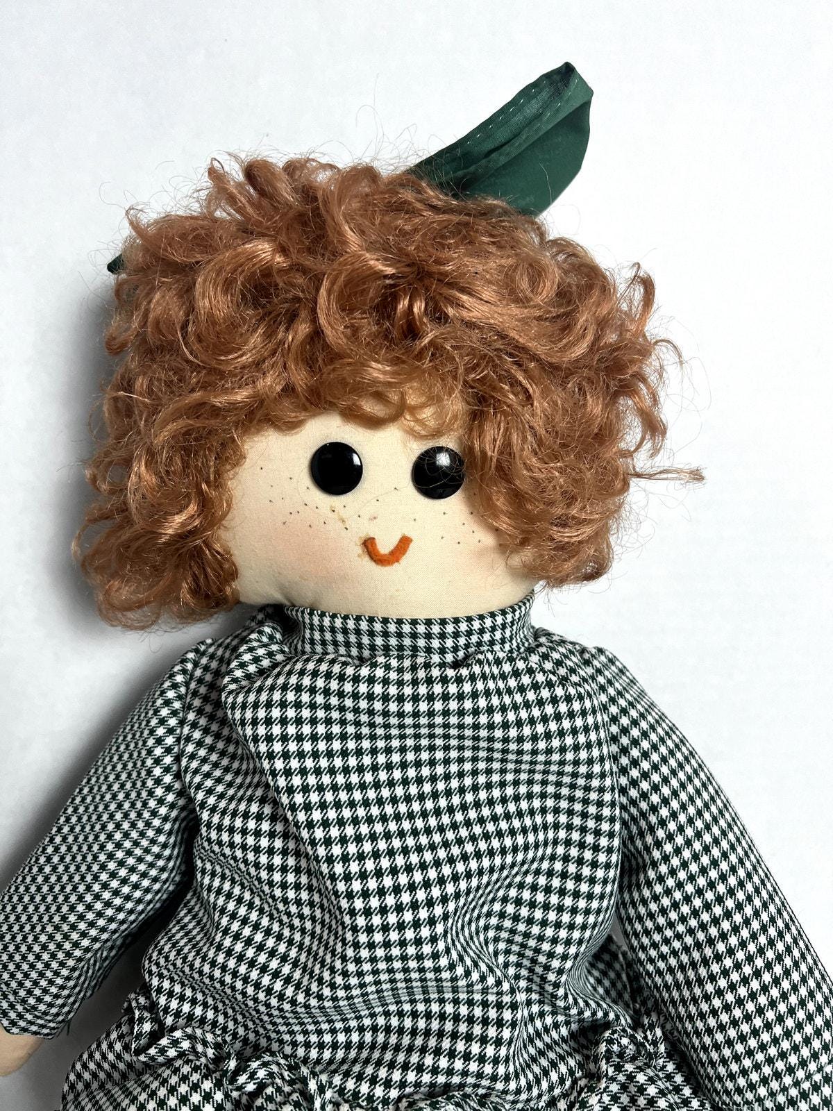 Vintage Rag Doll Made by Happenings in Boutiques, INC (brooklyn NY ...