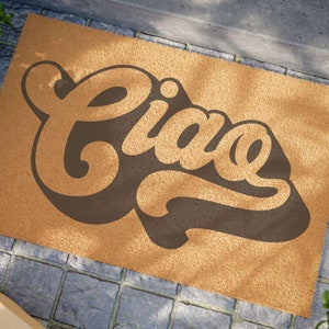 Ciao SVG, Italian Girl Svg, Welcome Doormat Svg, Typography Svg ...