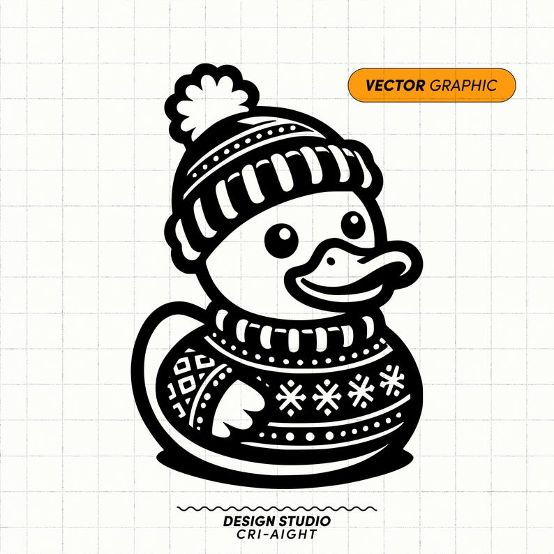 Christmas Rubber Duck SVG | Rubber Ducky Svg, Rubber Duck Png, Winter ...