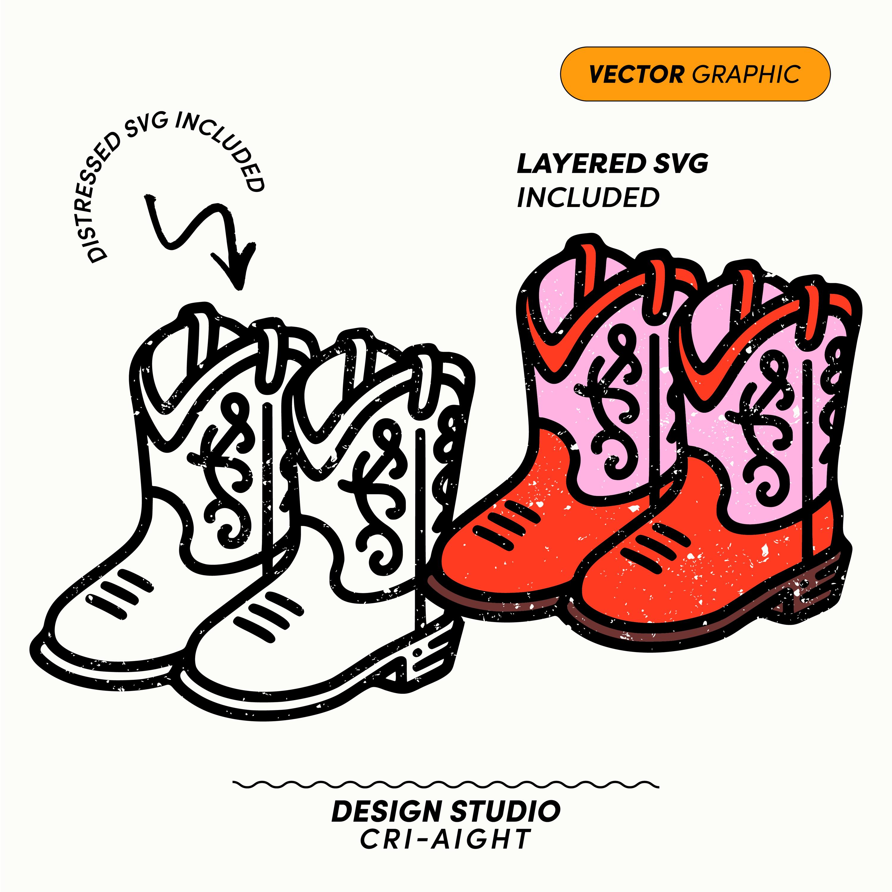 Baby Cowboy Boots SVG | Baby Girl Western Svg, Cowgirl Boots Svg ...