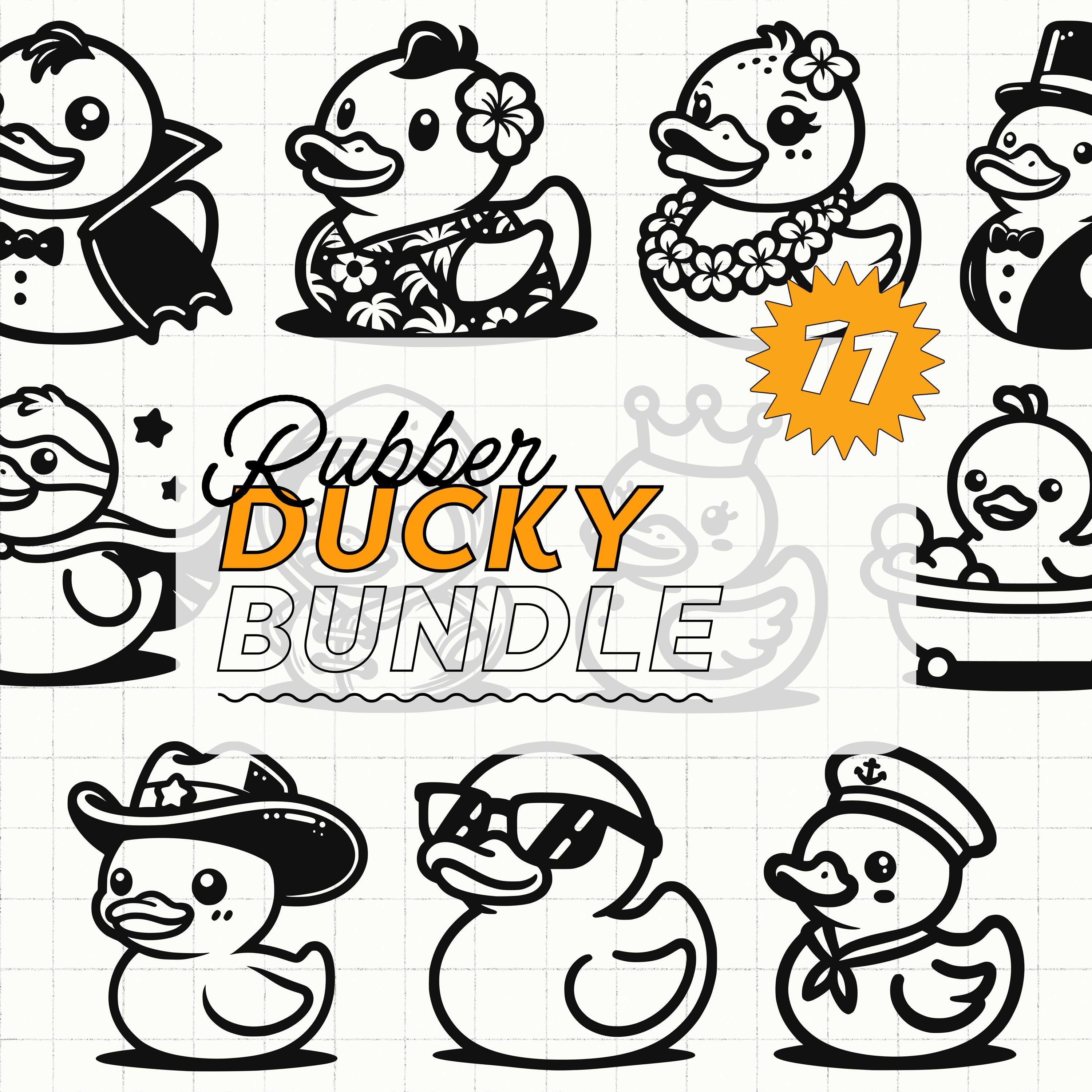 Rubber Ducky SVG | Duck With Sunglasses Svg, Cowboy Duck Png, Rubber ...