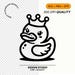 Princess Rubber Duck SVG | Rubber Duck Png, Rubber Ducky Svg, Bath ...