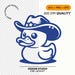 Duck SVG | Cowboy Duck PNG, Rubber Ducky Svg, Rubber Duck Svg, Rubber ...