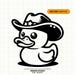 Duck SVG | Cowboy Duck PNG, Rubber Ducky Svg, Rubber Duck Svg, Rubber ...