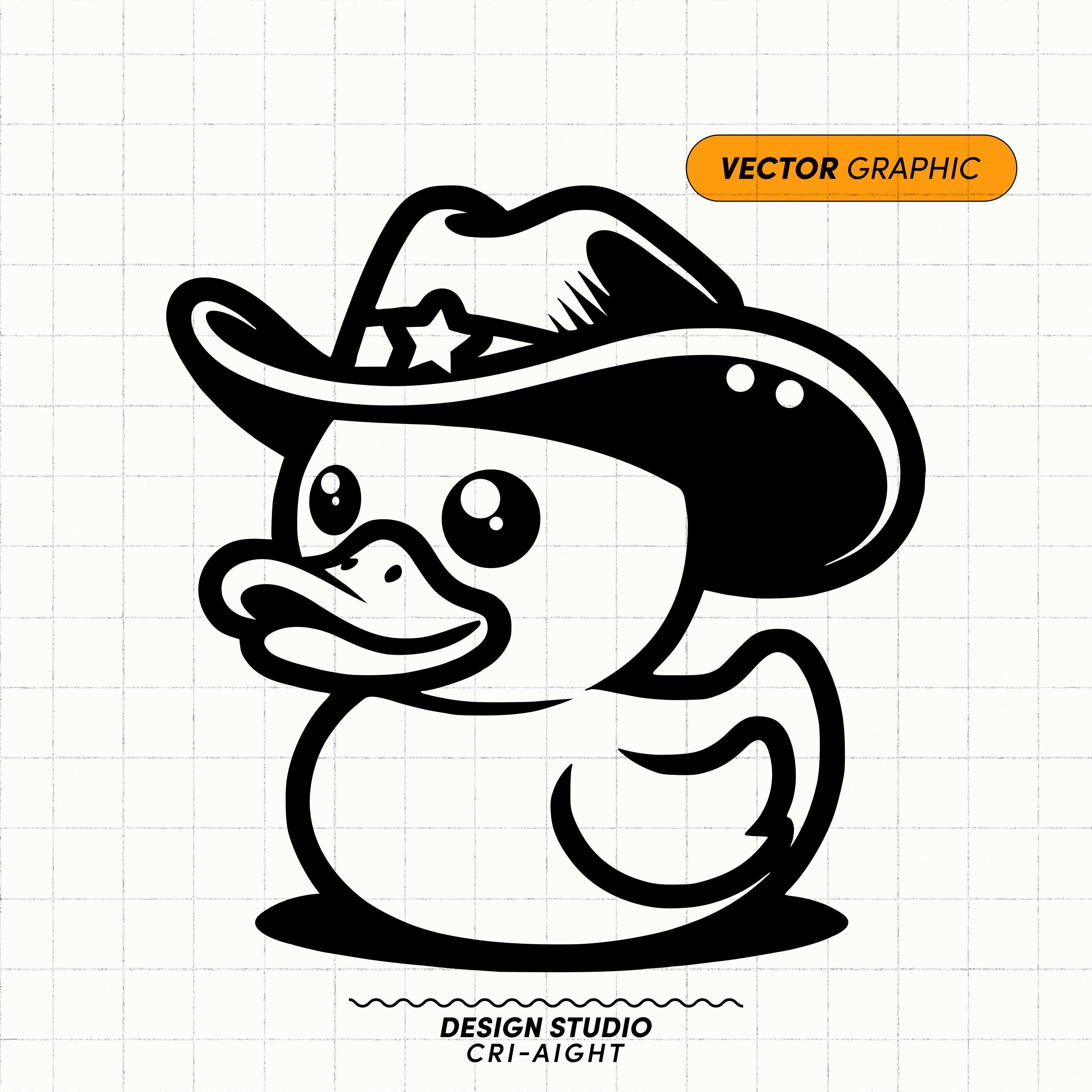 Duck SVG | Cowboy Duck PNG, Rubber Ducky Svg, Rubber Duck Svg, Rubber ...