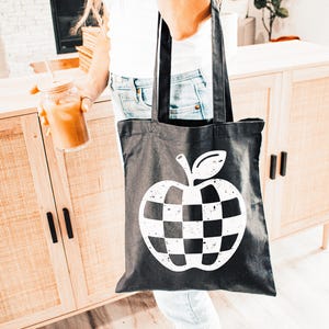 Checkered Teacher Apple SVG PNG | Checkerboard Apple Svg, Teacher Life ...