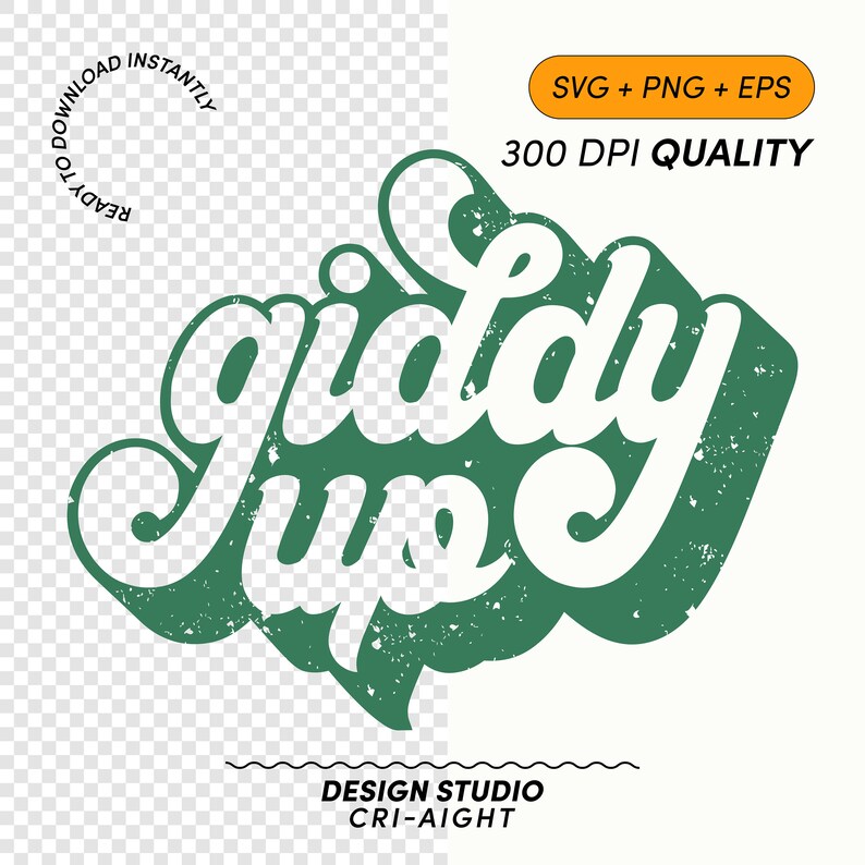 Giddy up SVG PNG | Retro Western Svg, 70s T-shirt Design, Western ...