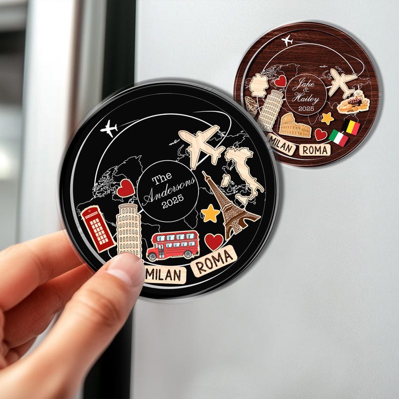 Travel Magnets - Etsy