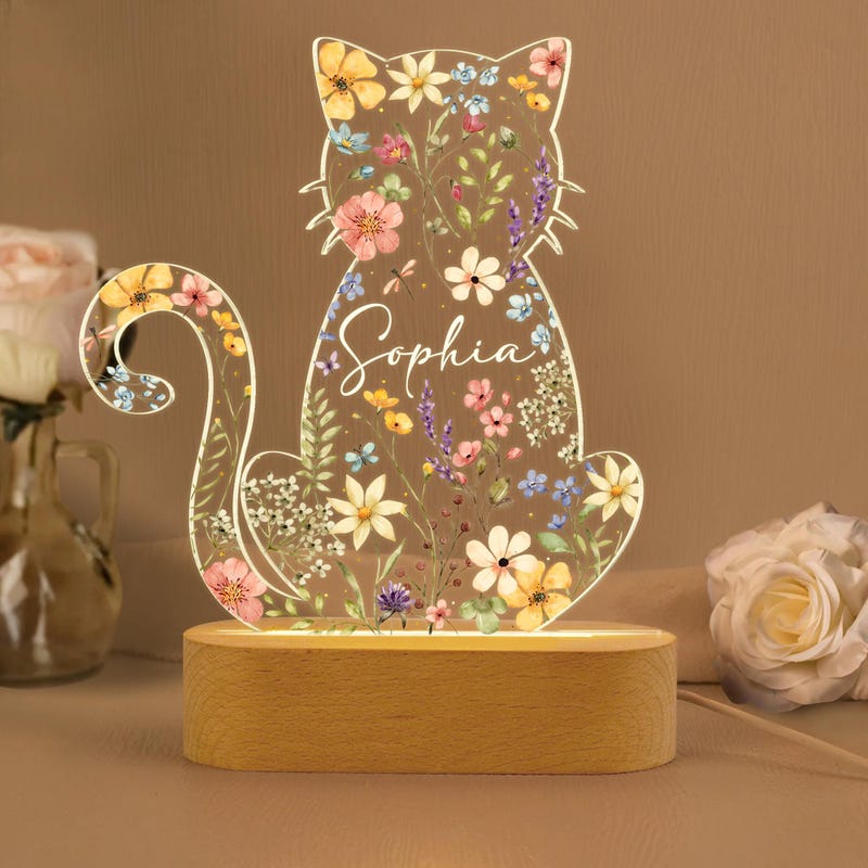 Led Cat Nightlights - Etsy