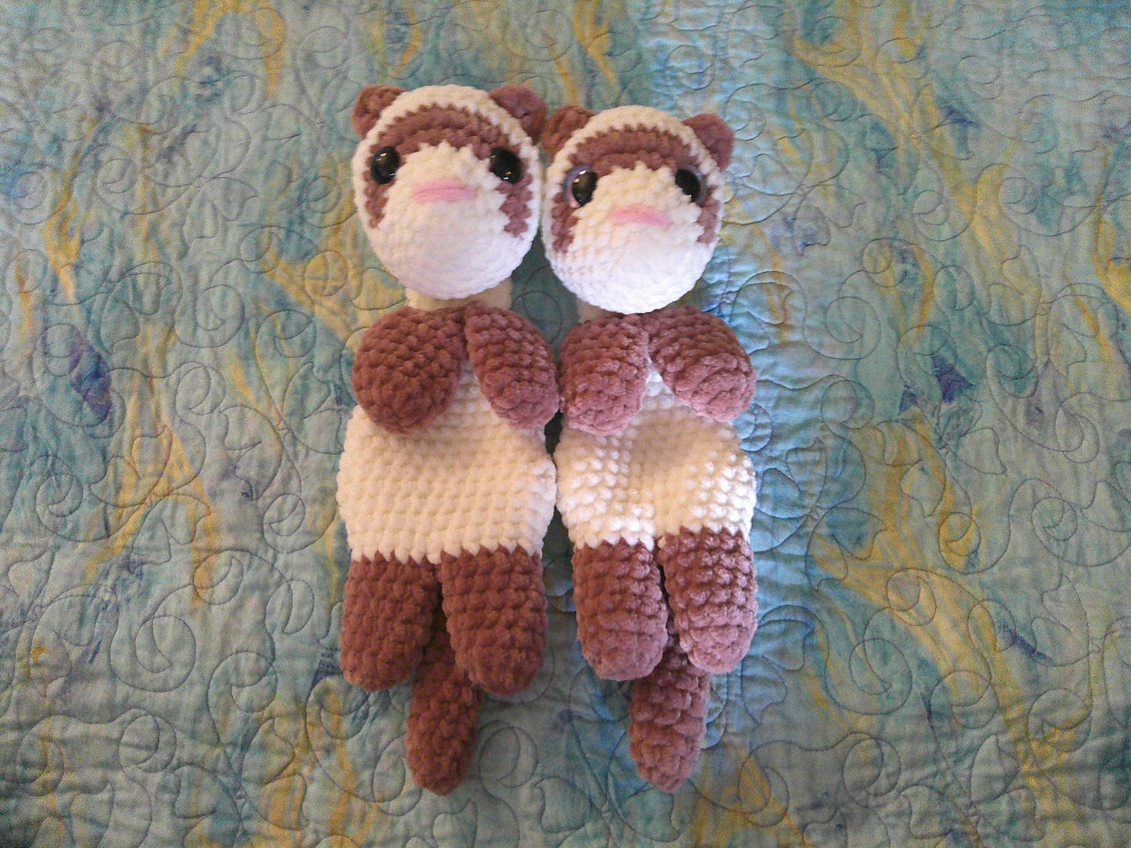 Crochet Ferret Snuggler PDF Pattern L Amigurumi Pattern L Crochet Baby ...