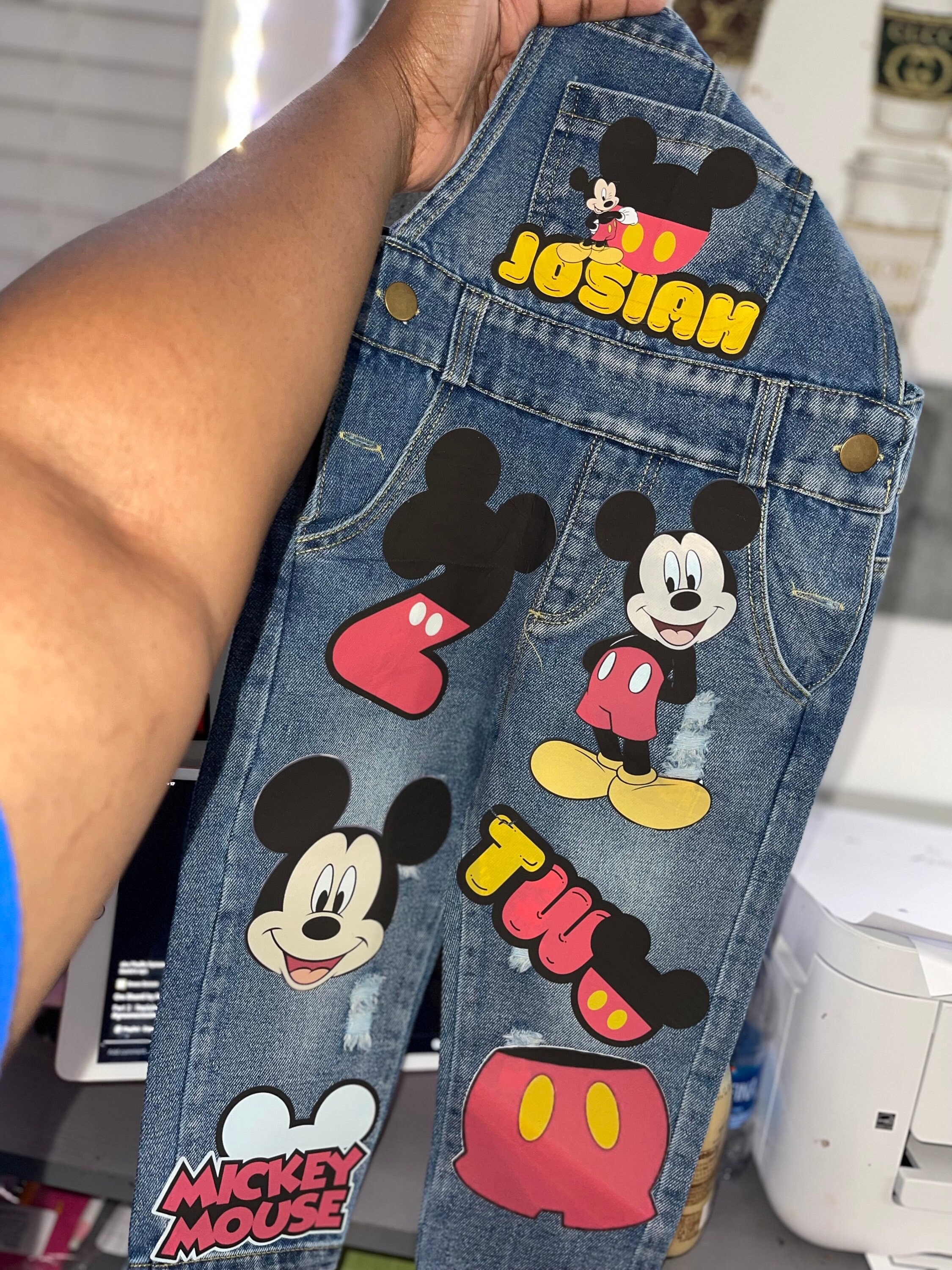 Kids Custom Birthday Outfit Mickey - Etsy