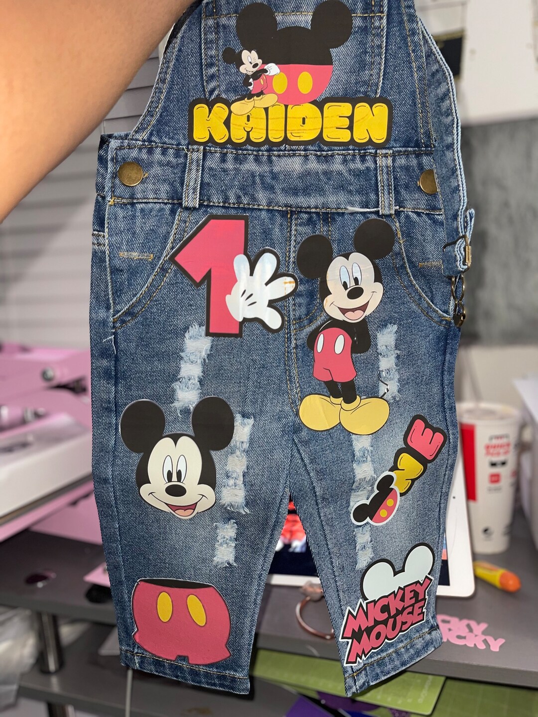 Kids Custom Birthday Outfit Mickey - Etsy