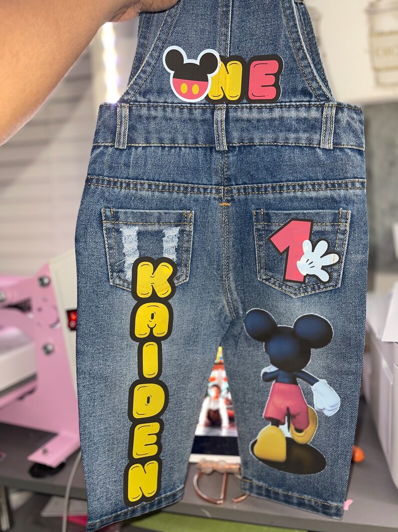 Kids Custom Birthday Outfit Mickey - Etsy
