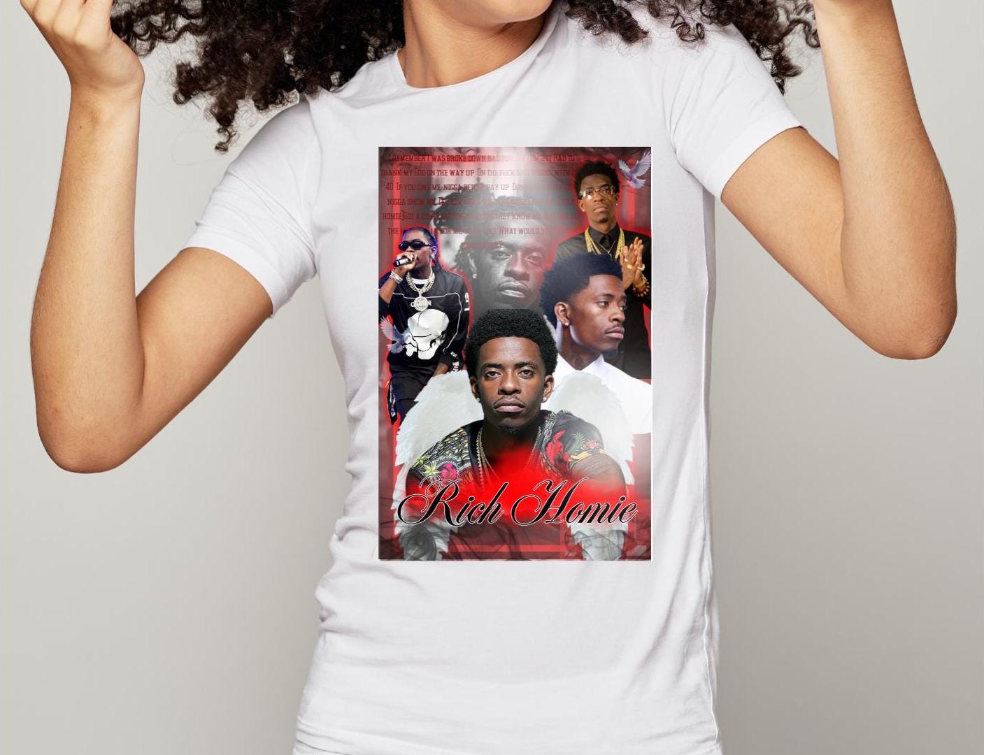 Rich Homie Quan Shirt Png Rich Homie Png Memorial Png Rich Ho,ie ...