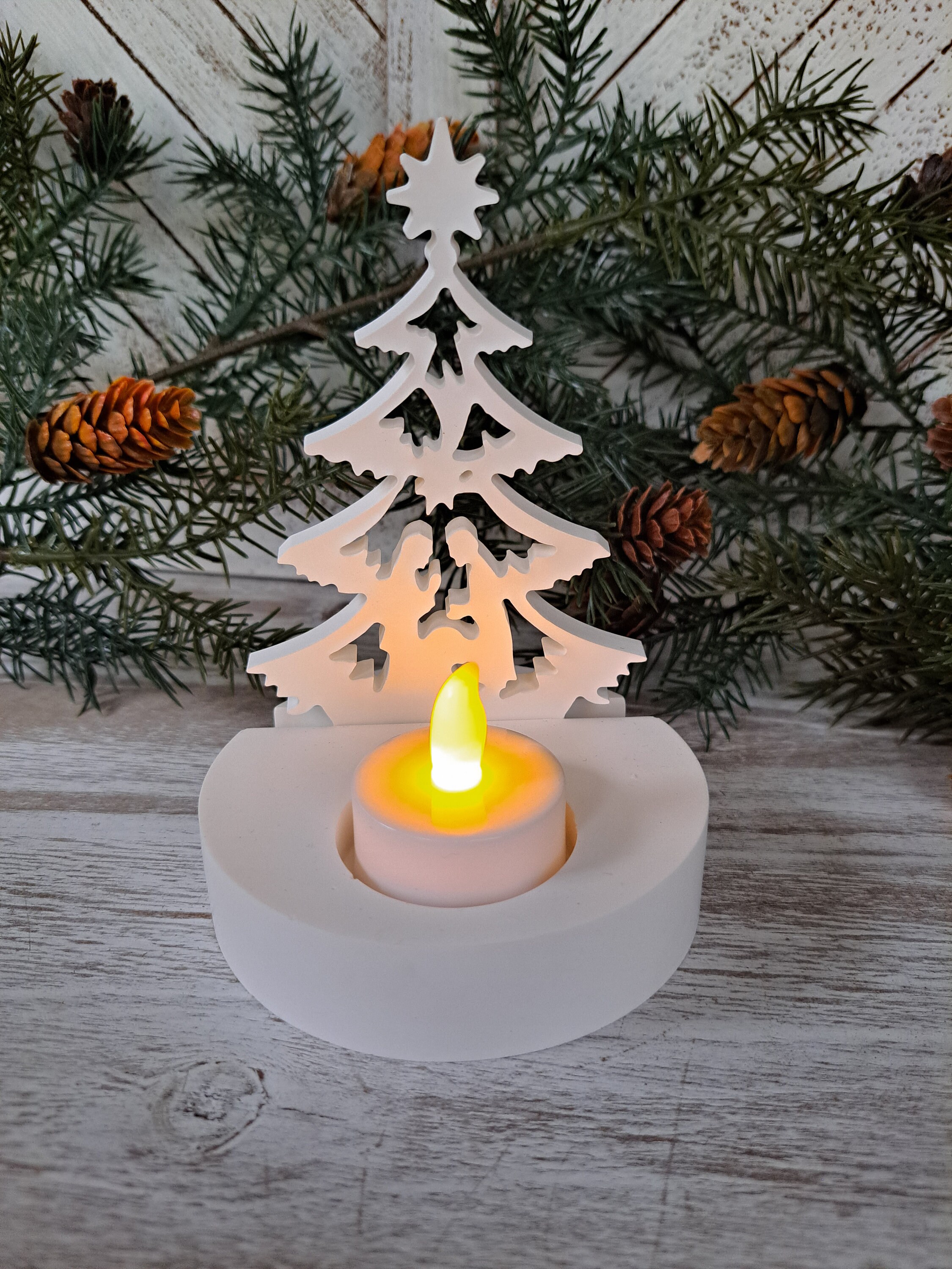 Tea Light Holder- Nativity Scene Tea Light-christmas Gift- Gift ...