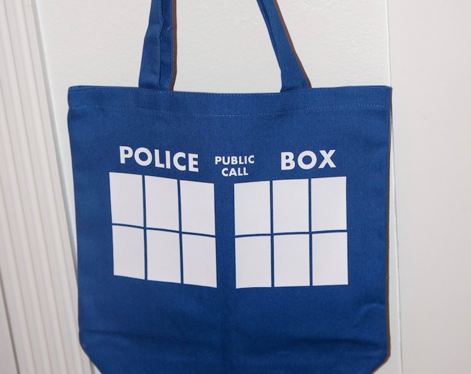 Doctor Who TARDIS Tote Bag - Etsy