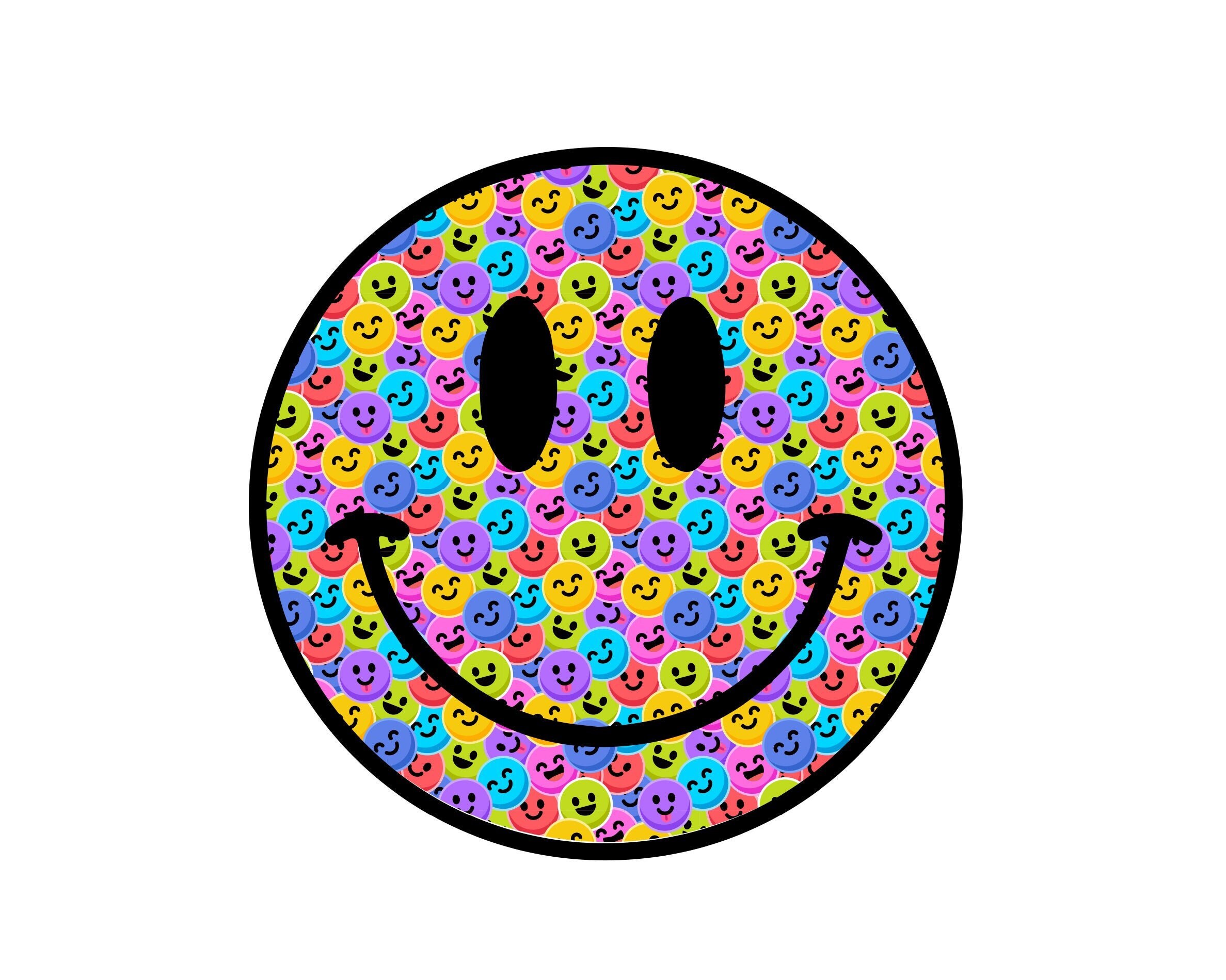 Trendy Rainbow Smiley Face PNG ,cool Pride Design Png ,funny Rainbow ...