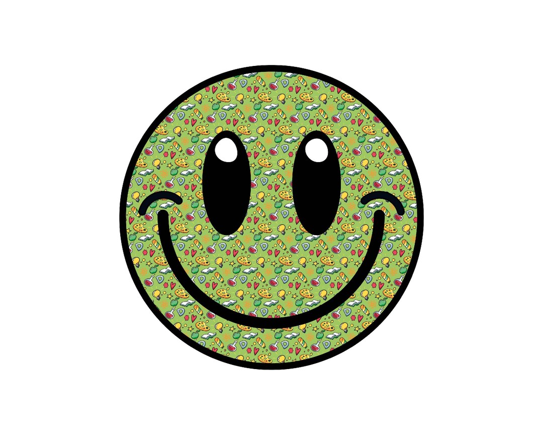 Back to School Smiley Face PNG First Day of School Printable ...