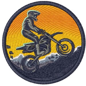 Motocross Machine Embroidery Design (digital Download) - Etsy