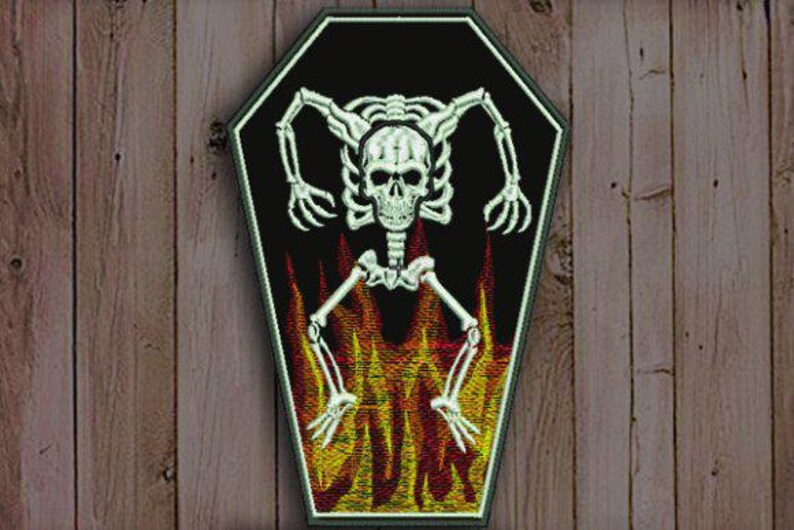 Skeleton Embroidery Design, Skeleton Machine Embroidery, Skeleton ...