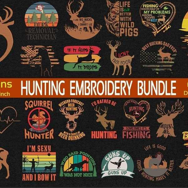 Hunting Embroidery Designs - Etsy