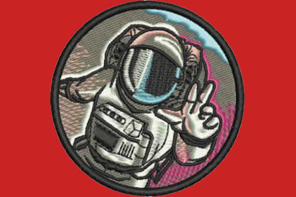 Astronaut Machine Embroidery Design Astronaut NASA Embroidery Files ...