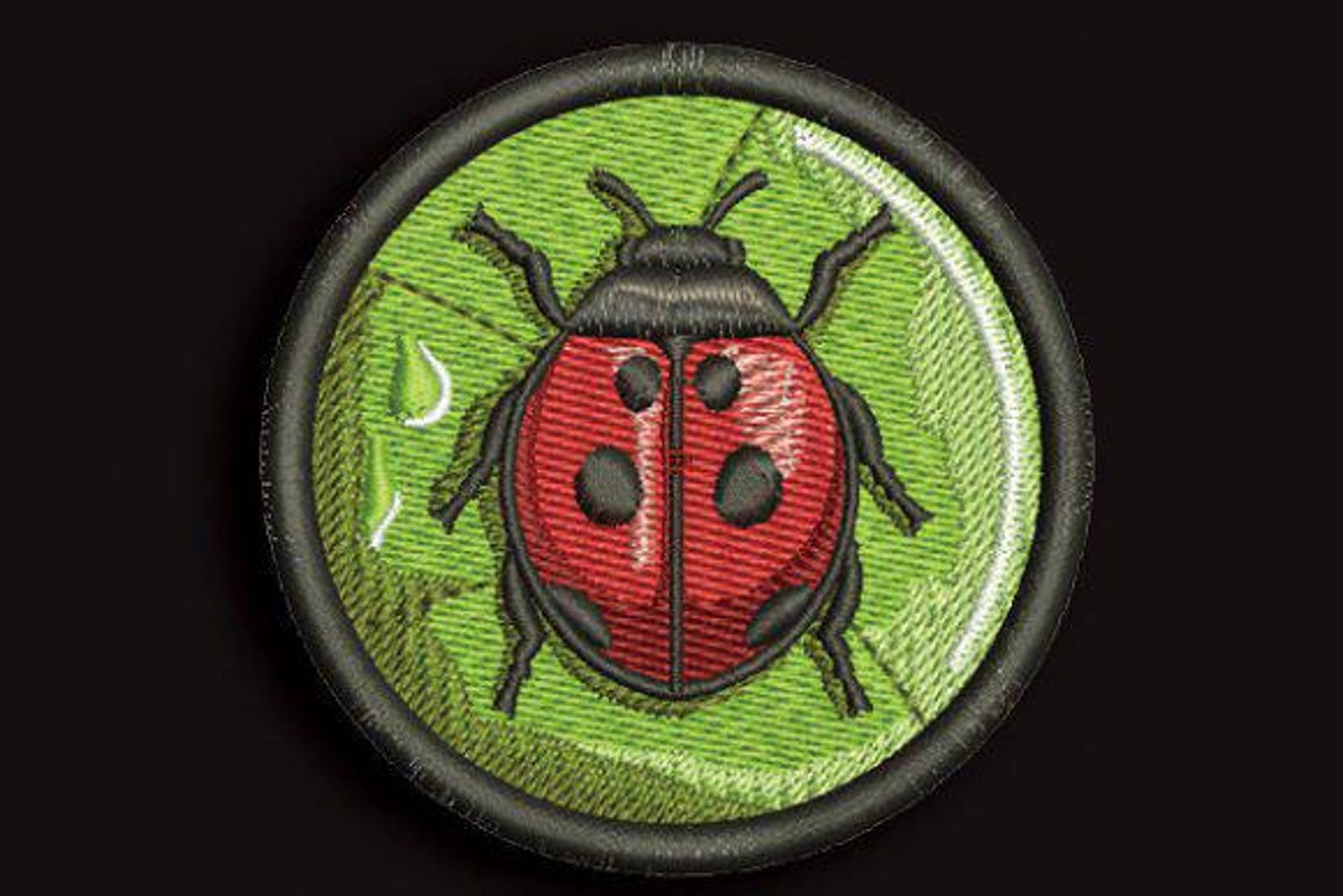 Ladybug Embroidery Design, Ladybug Bug Embroidery File, Ladybug Circle ...