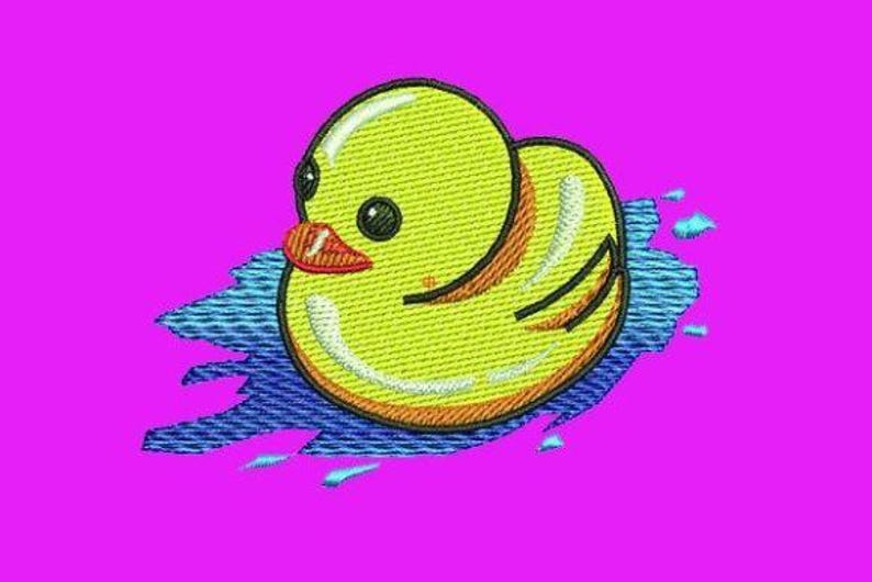 Duck Baby Embroidery Design, Rubber Duck Embroidery Files, Rubber Duck ...