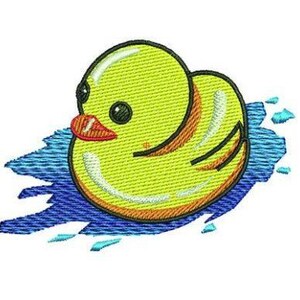 Duck Baby Embroidery Design, Rubber Duck Embroidery Files, Rubber Duck ...
