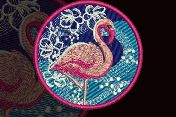 Flamingo Embroidery Design, Flamingo Embroidery Files, Flamingo Bird ...