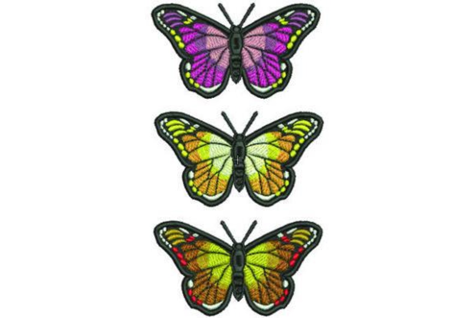 Butterfly Machine Embroidery, Great Butterfly Embroidery Files ...