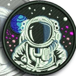 NASA Astronaut Machine Embroidery Design - Space NASA Moon Embroidery ...