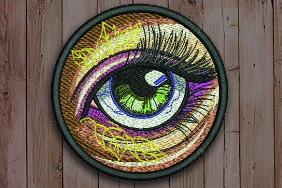 Girl Eyes Embroidery Design, Eyes Embroidery Files, Girl Eyes ...
