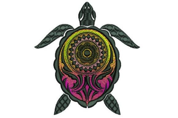 Turtle Embroidery Design, Sea Turtle Embroidery Files, Turtle ...