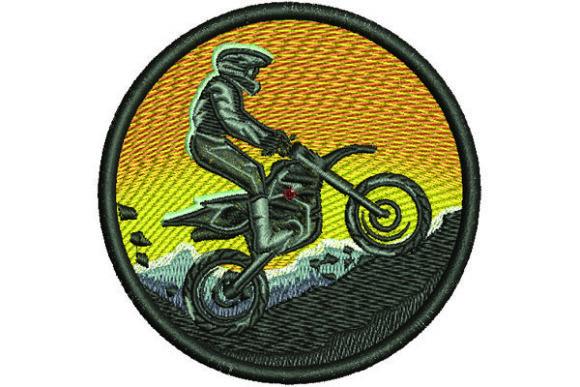 Motocross Machine Embroidery Design (digital Download) - Etsy
