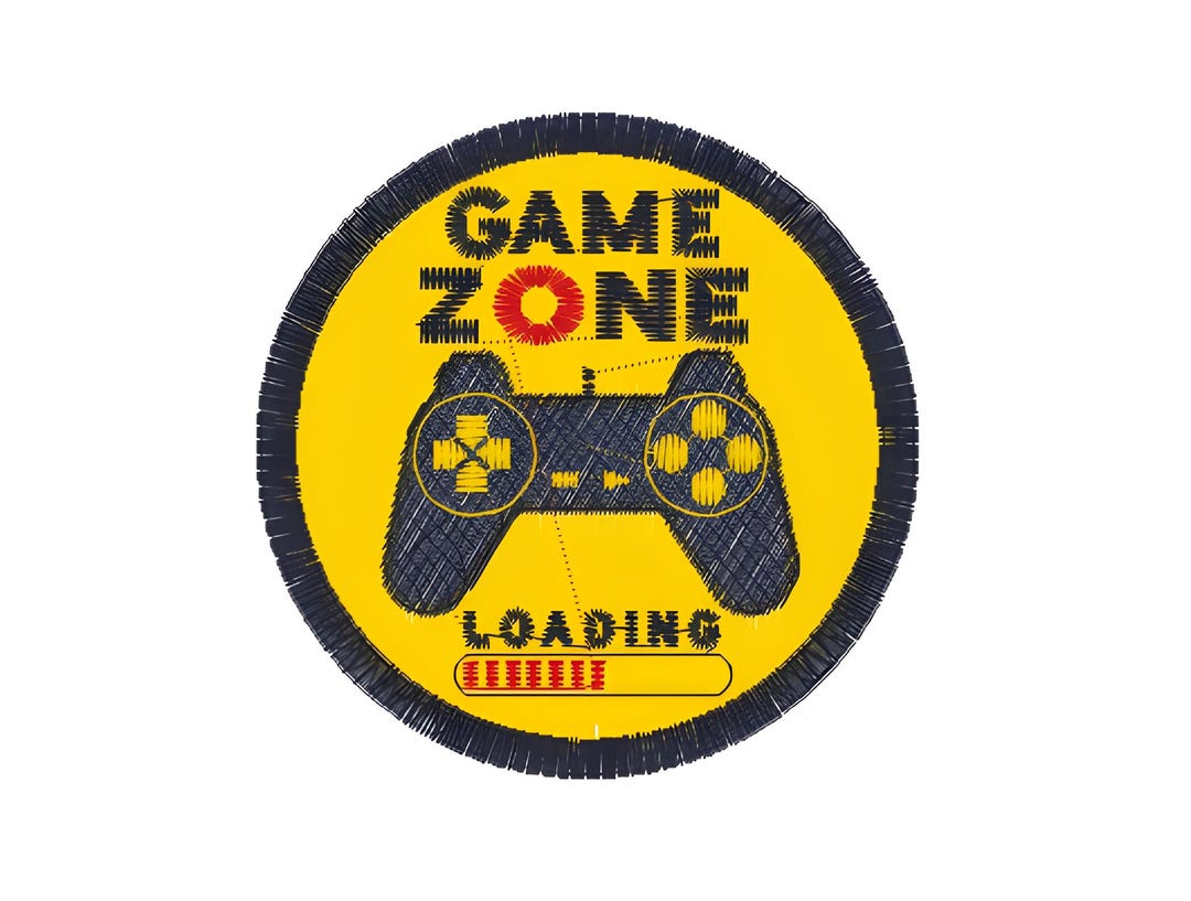 Gamer Zone Embroidery Design: Controller Motif (digital Download) - Etsy