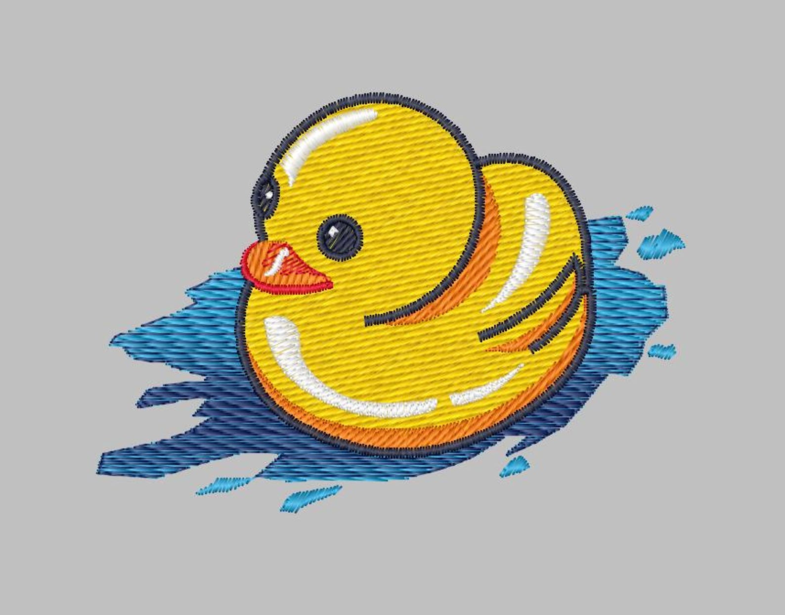 Duck Baby Embroidery Design, Rubber Duck Embroidery Files, Rubber Duck ...