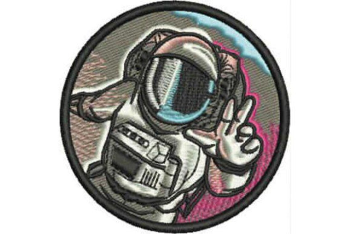 Astronaut Machine Embroidery Design Astronaut NASA Embroidery Files ...